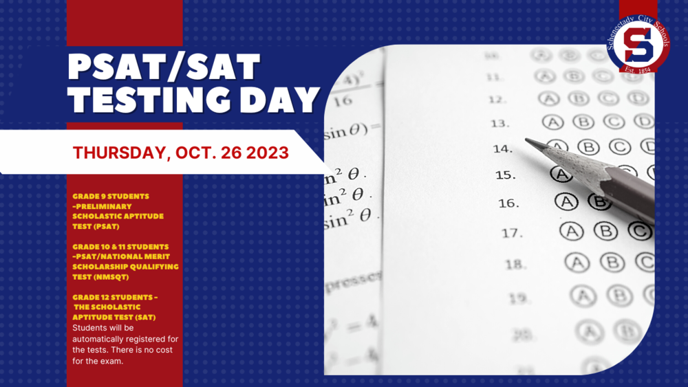 PSAT/SAT Testing Day at SHS | Schenectady High School